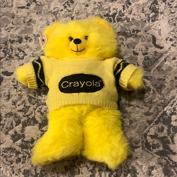 Crayola | Toys | Last Chance Vintage Yellow Crayola Bear | Poshmark